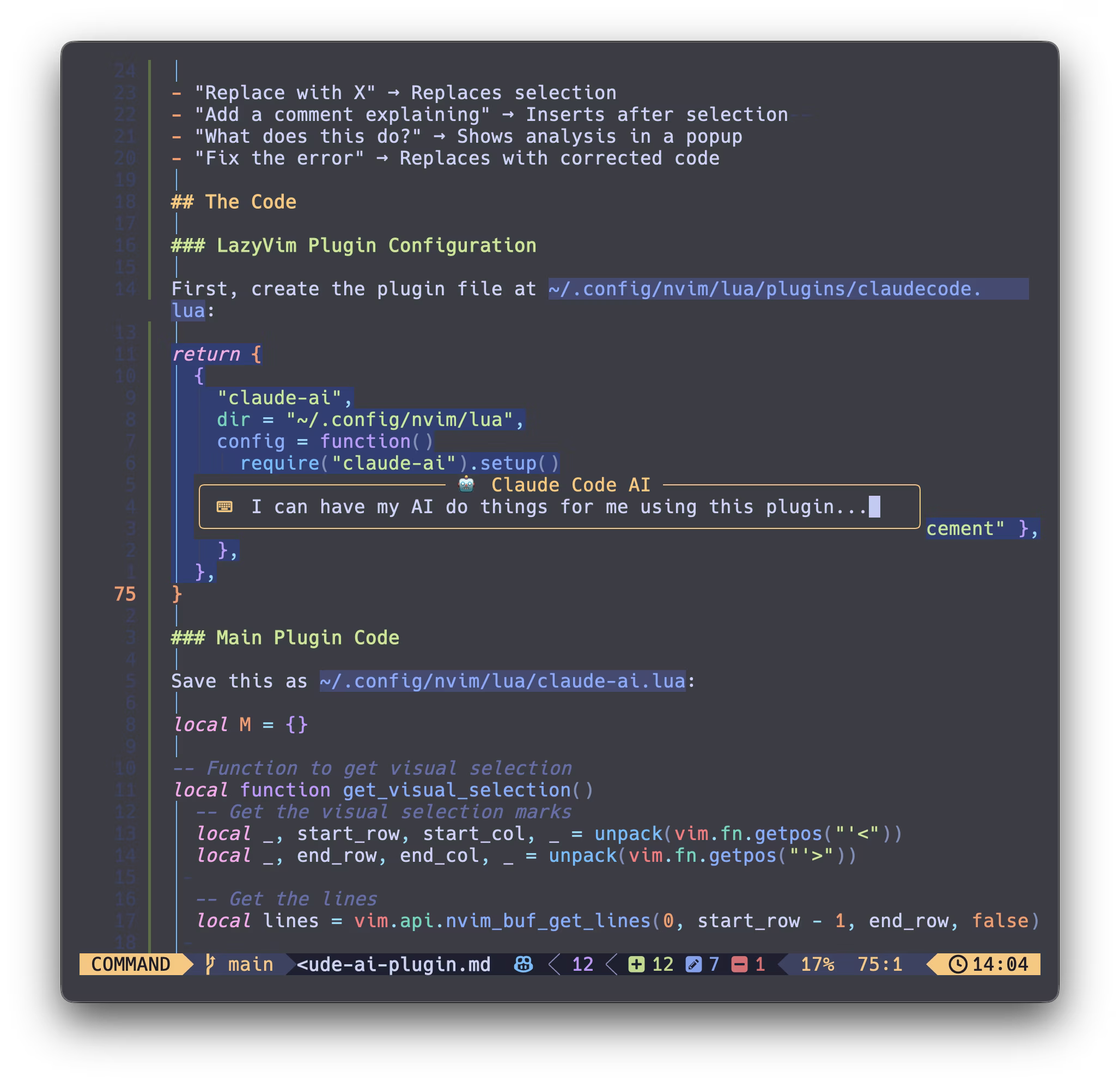 I Built a Claude Code Context Modal Inside of Neovim | Daniel Miessler