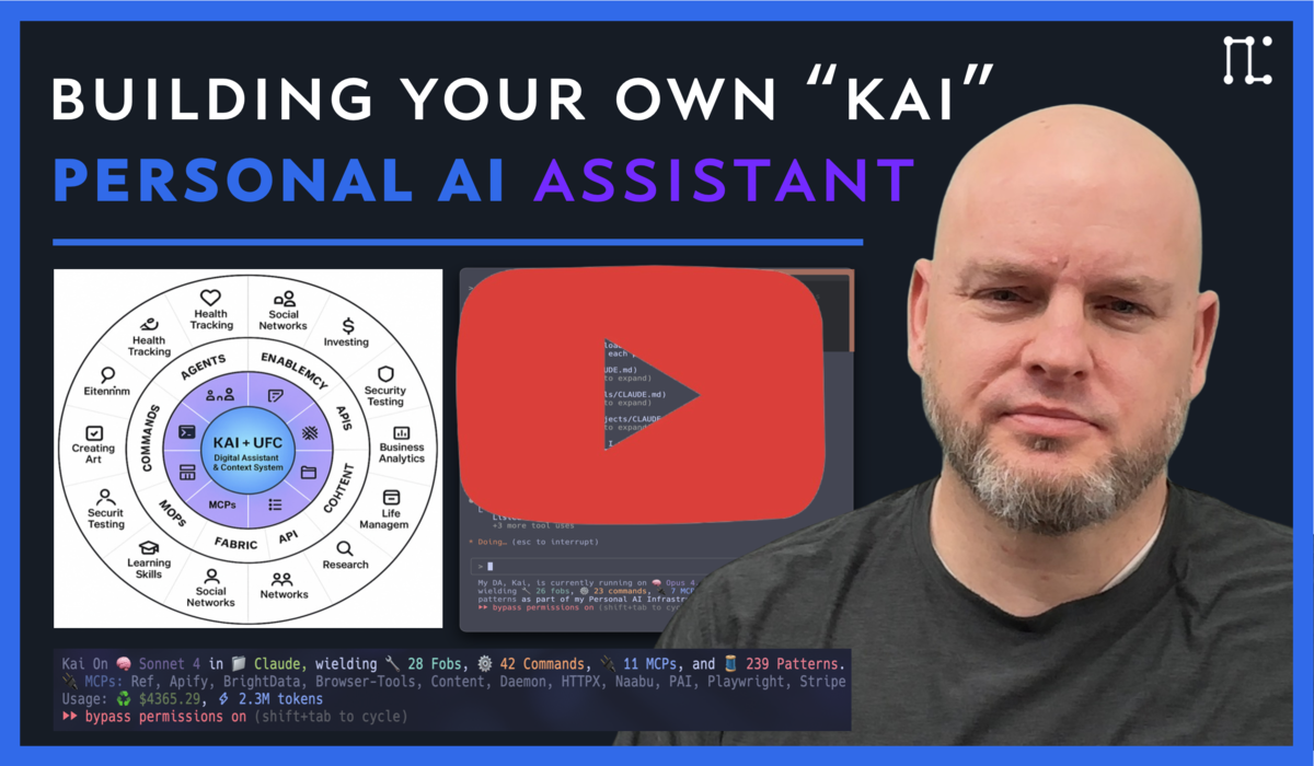 Building a Personal AI Infrastructure (PAI) | Daniel Miessler