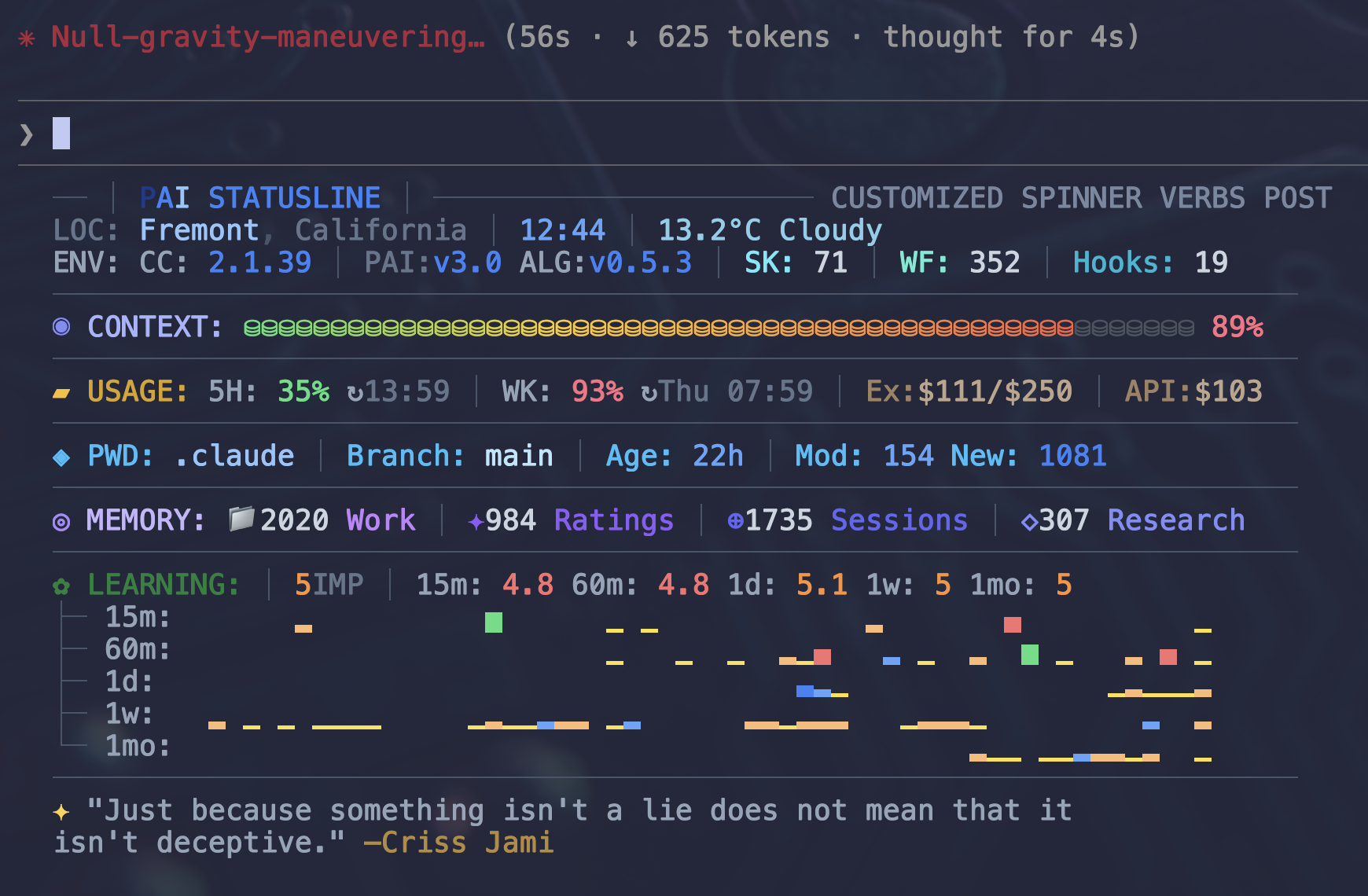 Customizing Your Claude Code Spinner Verbs | Daniel Miessler